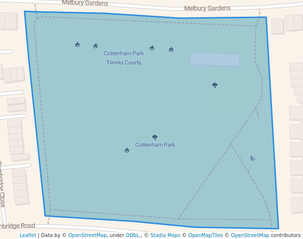Cottenham Park in London | Map and Routes