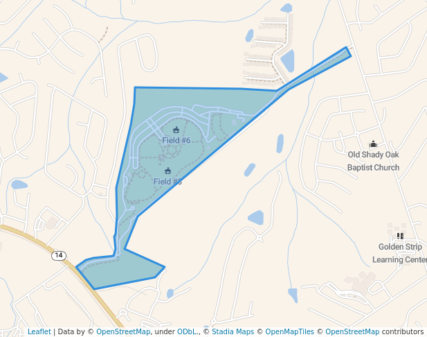 Heritage Park in Simpsonville | Map and Routes