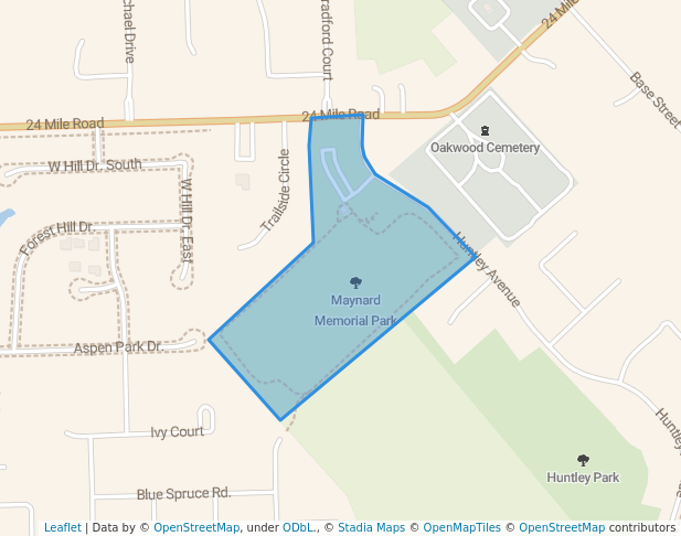 Maynard Memorial Park in New Baltimore | Map and Routes