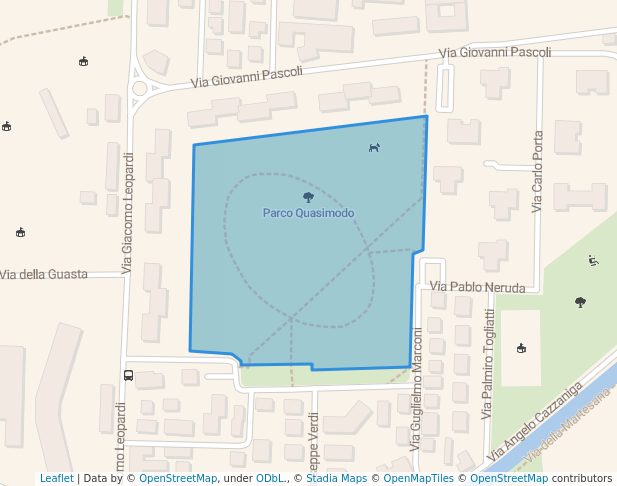 Parco Quasimodo in Vimodrone | Map and Routes