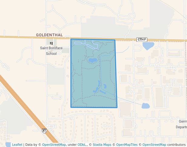 Homestead Hollow Park in Germantown | Map and Routes