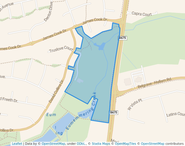 Frog Hollow Reserve in Endeavour Hills | Map and Routes