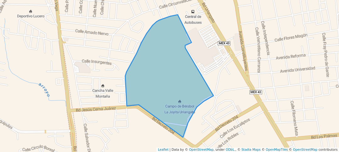 Moroleon Guanajuato Mexico Map MAPAS IMPLAN MOROLEON