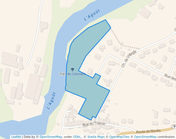 Parc du Colombié in Saix | Map and Routes