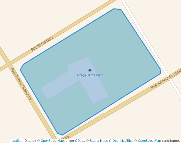 Praça Santa Cruz in Tatuí | Map and Routes