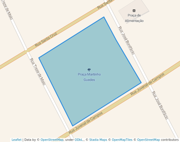 Praça Martinho Guedes in Tatuí | Map and Routes