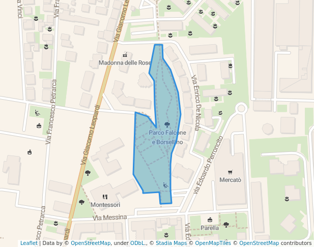 Parco Falcone e Borsellino in Collegno | Map and Routes