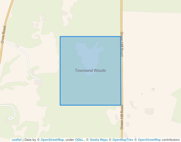 Townsend Woods in Eugene | Map and Routes