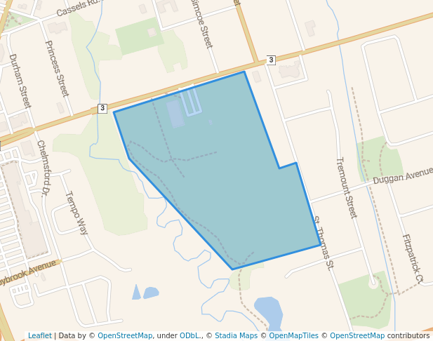 Brooklin Memorial Park in Whitby | Map and Routes