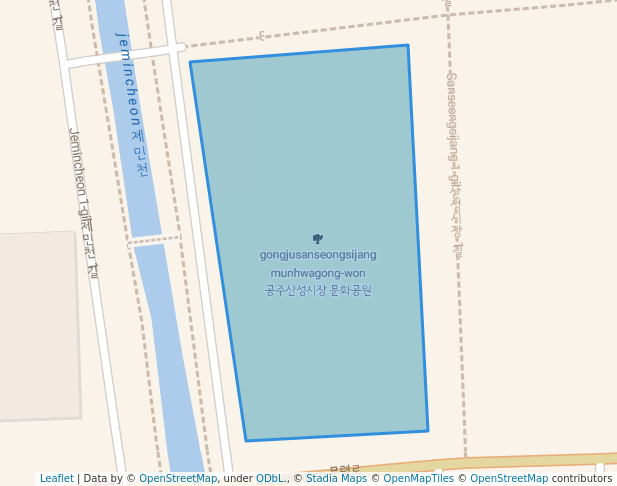 공주산성시장 문화공원 in Gongju | Map and Routes