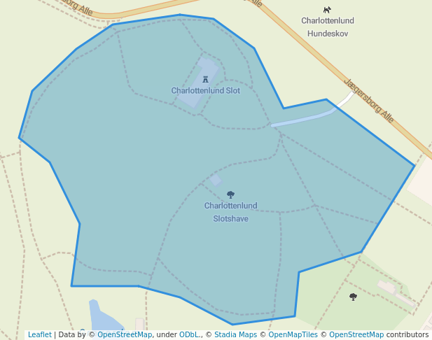 Charlottenlund Slotshave in Charlottenlund | Map and Routes