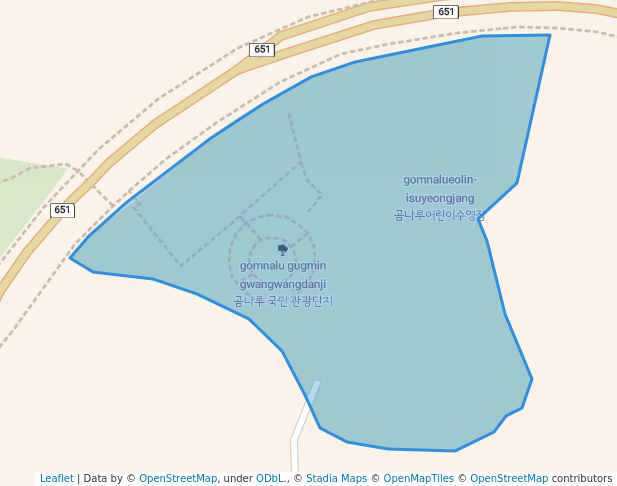 곰나루 국민 관광단지 in Gongju | Map and Routes