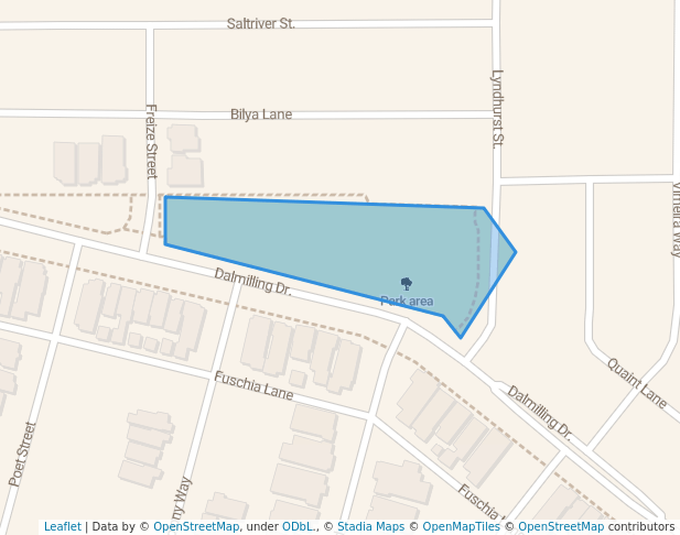 Park area in Ellenbrook | Map and Routes
