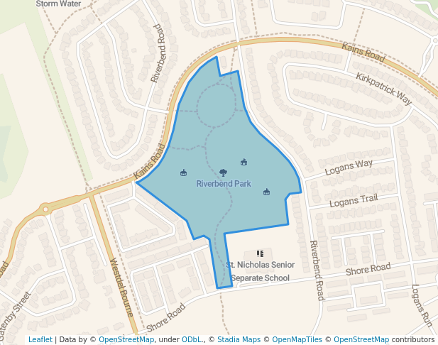 Riverbend Park in London | Map and Routes
