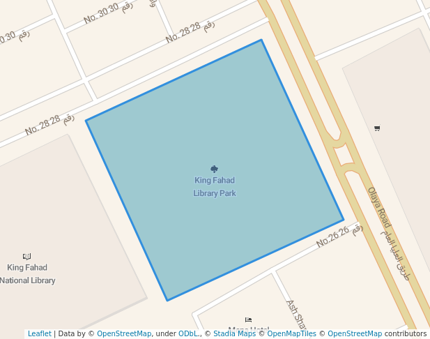 King Fahad Library Park in Riyadh | Map and Routes