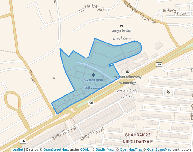 بوستان گلها in Bandar Abbas | Map and Routes