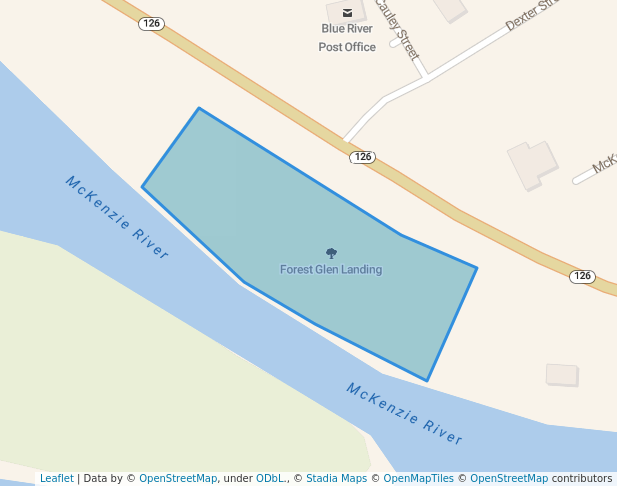 Forest Glen Landing in Finn Rock | Map and Routes