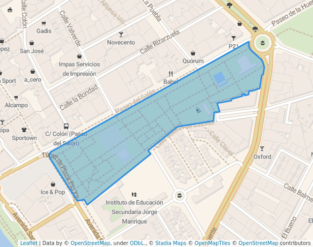 Parque de Isabel II in Palencia | Map and Routes