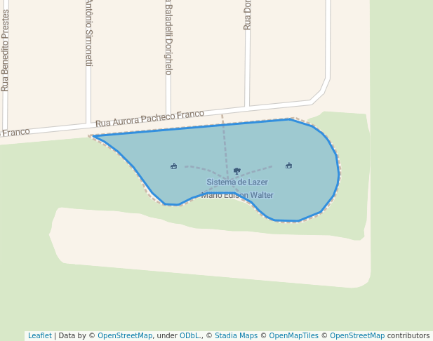 Sistema de Lazer Mário Edison Walter in Boituva | Map and Routes