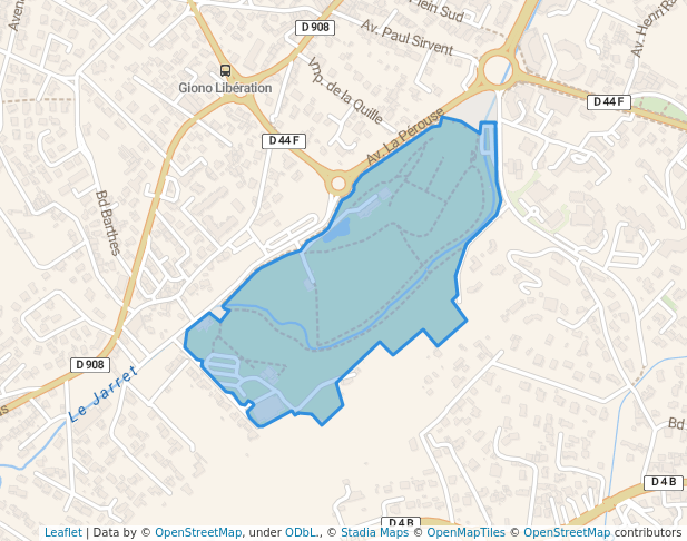 Parc du Bocage in Plan-de-Cuques | Map and Routes