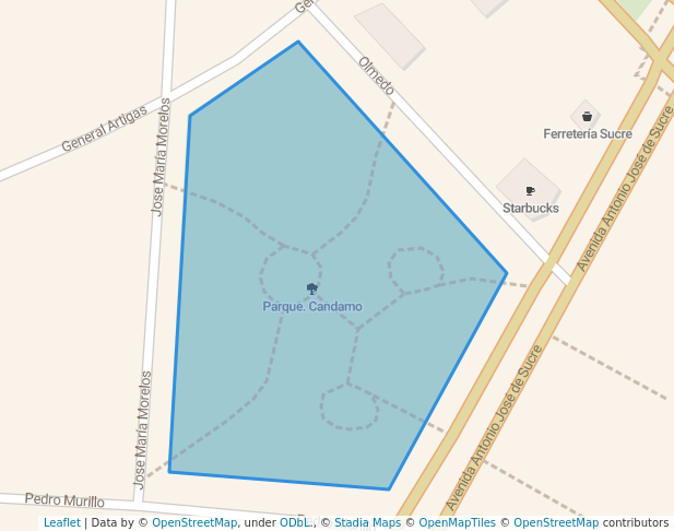 Parque. Candamo in Pueblo Libre | Map and Routes