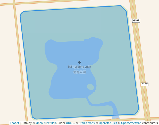 北海公园 in Xu Chang Shi | Map and Routes