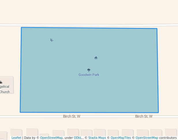 Goodwin Park in Fort St. James | Map and Routes