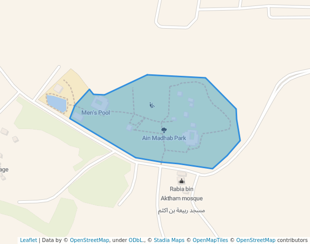 Ain Madhab Park in Fujairah | Map and Routes