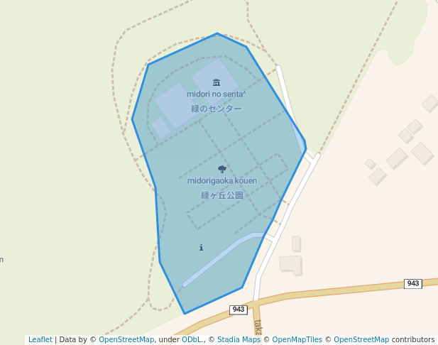 緑ヶ丘公園 in Kitami | Map and Routes