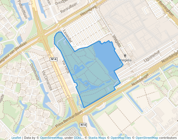 Groot Zijdepark in Voorburg | Map and Routes