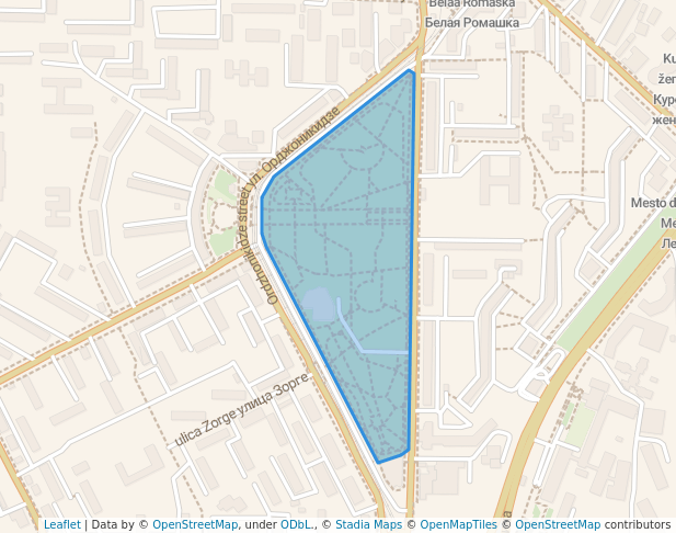 Комсомольский парк in Pyatigorsk | Map and Routes