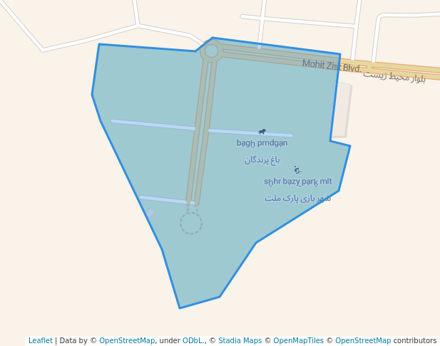 Mellat Park in Torbat-e Heydariyeh | Map and Routes