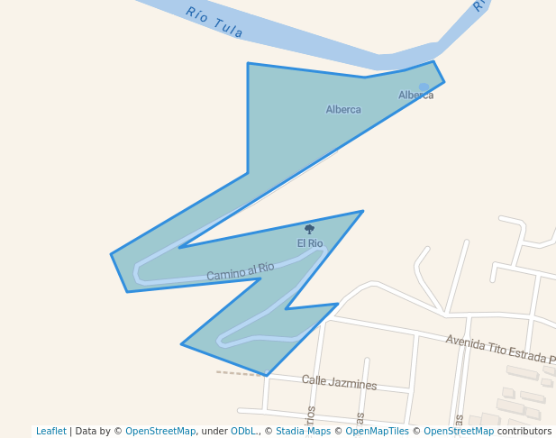 El Rio in Progreso | Map and Routes