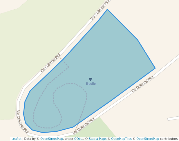 Il colle in Colonnella | Map and Routes