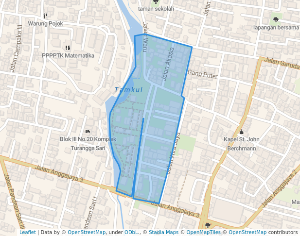 Taman Kuliner Utara in Depok | Map and Routes
