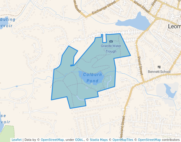 Barrett Park in Leominster | Map and Routes