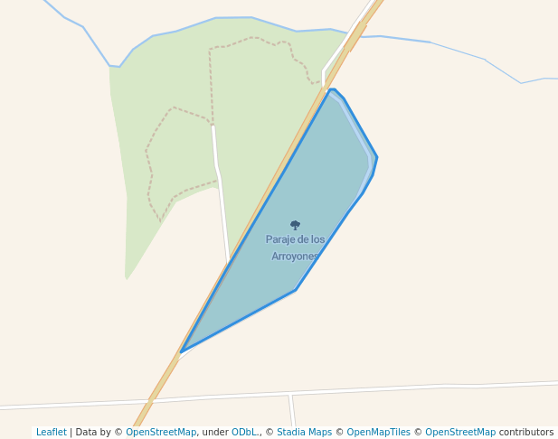 Paraje de los Arroyones in Fuente Palmera | Map and Routes