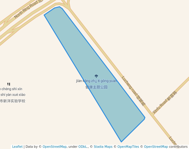 健康主题公园 in Yan Cheng Shi | Map and Routes