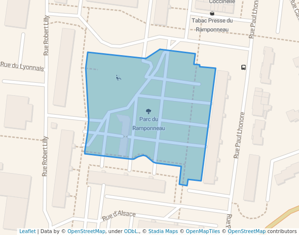 Parc du Ramponneau in Fécamp | Map and Routes