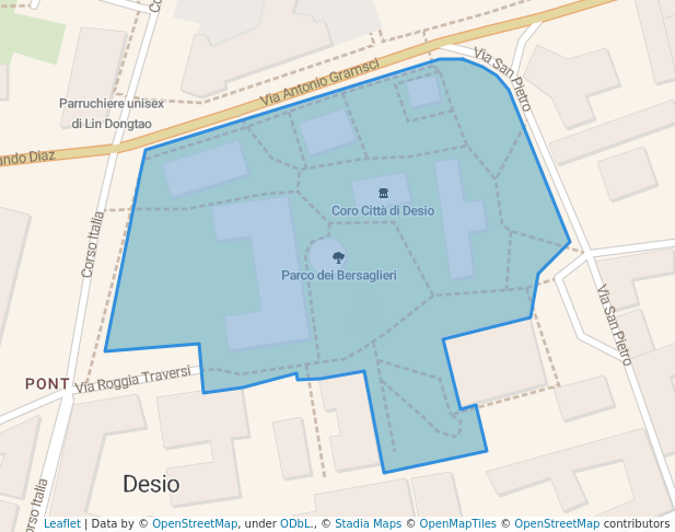 Parco dei Bersaglieri in Desio | Map and Routes