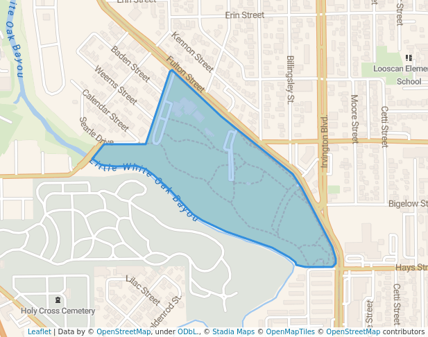 Moody Park in Houston | Map and Routes