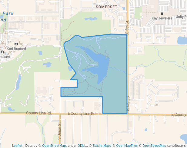 Fort Des Moines Park in Des Moines | Map and Routes