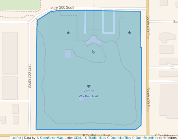 Vernon Worthen Park in St. George | Map and Routes