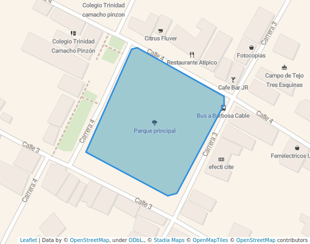 Parque principal in Cite | Map and Routes