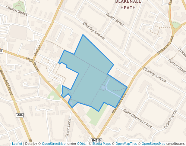 Leamore Park in Walsall | Map and Routes