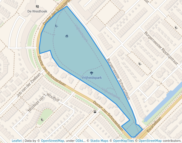 Vrijheidspark in Maassluis | Map and Routes