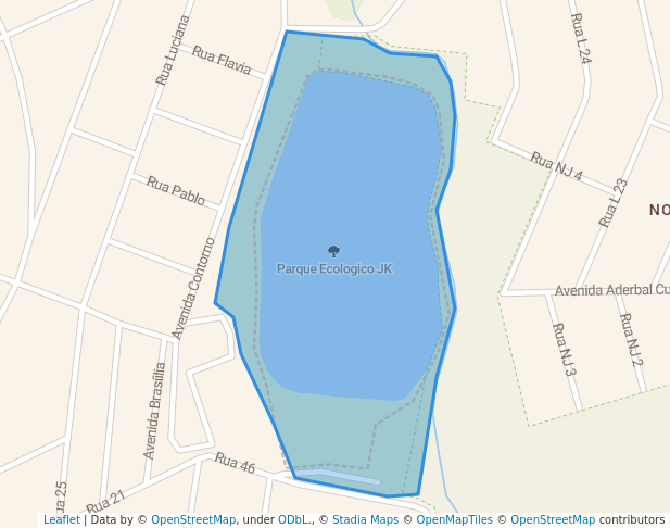 Parque Ecologico JK in Anápolis | Map and Routes