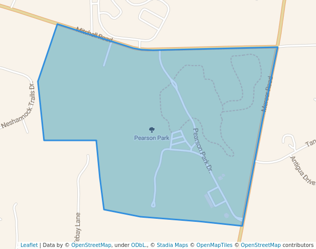 Pearson Park in New Castle | Map and Routes