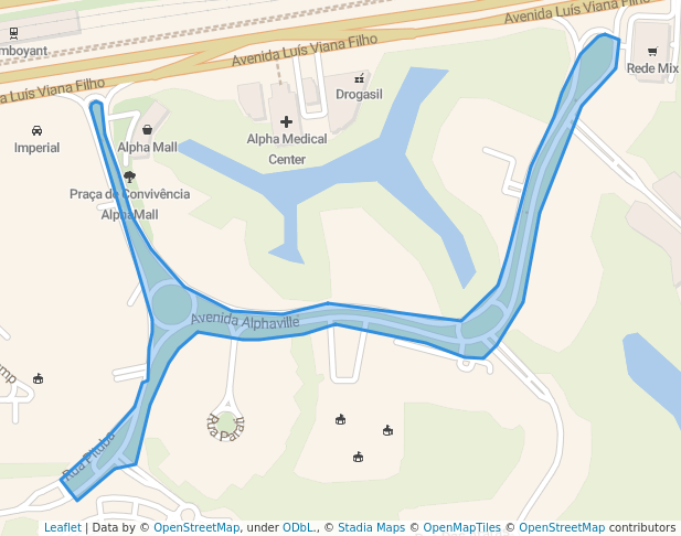 Ciclovia Alphaville in Salvador | Map and Routes