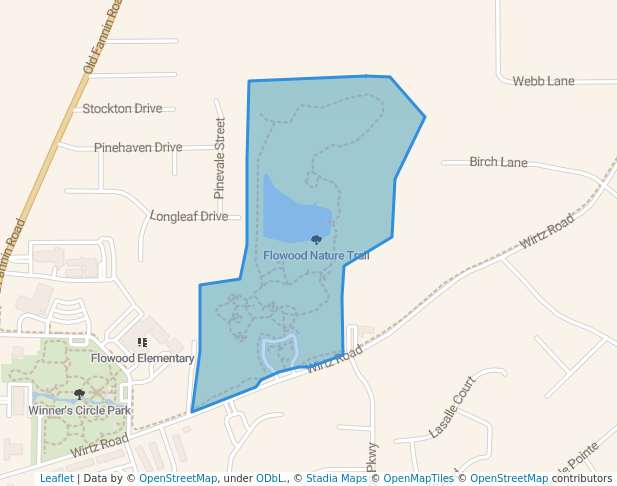 Flowood Nature Trail in Flowood | Map and Routes